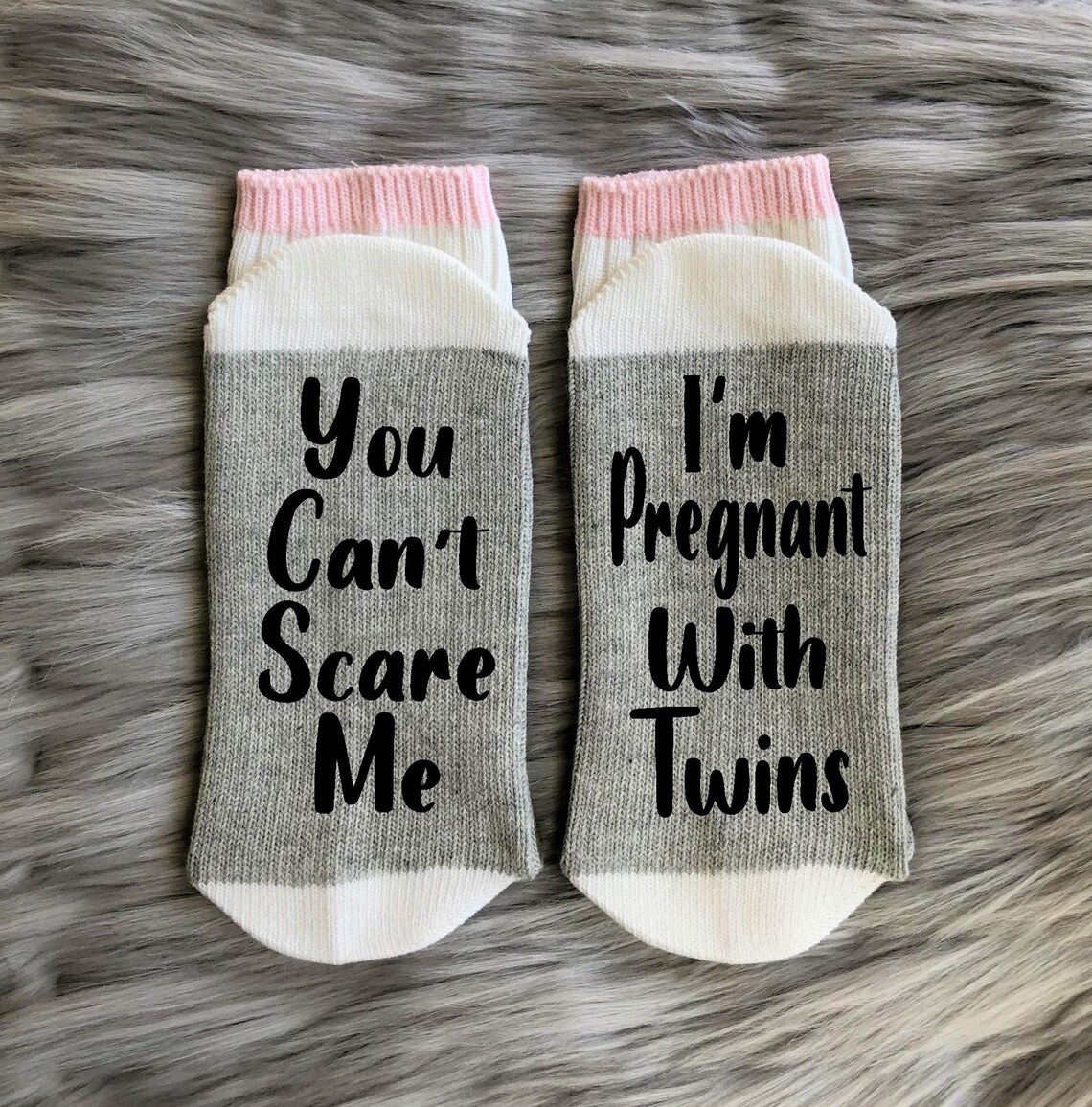 Mom of Twins Socks-twin Mom Gifts-growing Two Tiny Humans-twin Reveal ...