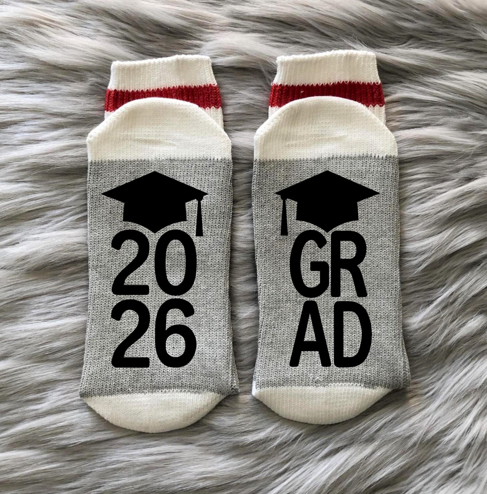 2026 Grad Socks-class of 2026 Graduation Gift-grad Squad-graduation ...