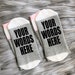 Custom Socks-custom Words Socks-word Socks-novelty Socks-socks With ...