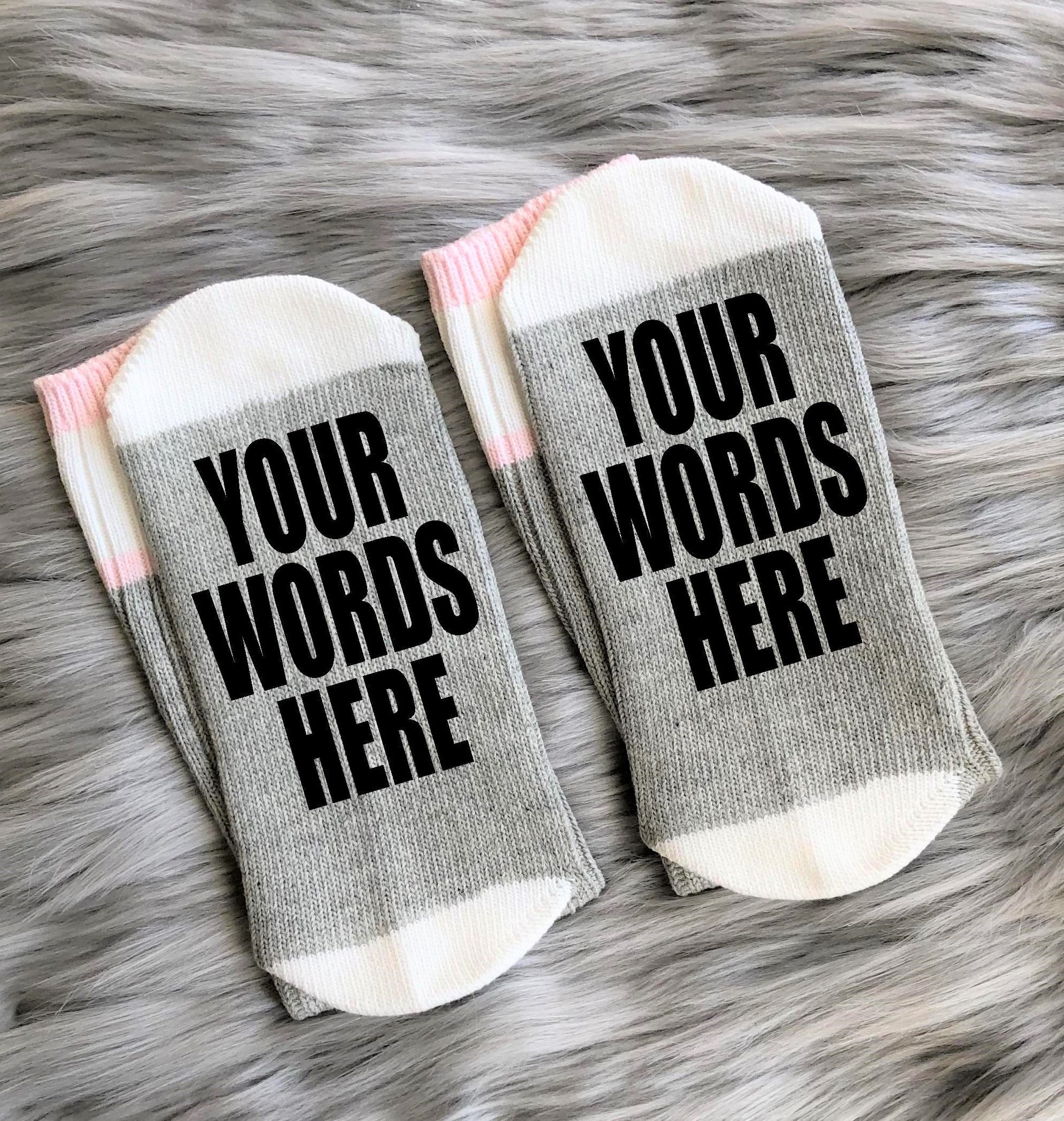 Custom Socks-word Socks-novelty Socks-socks With | Etsy Canada