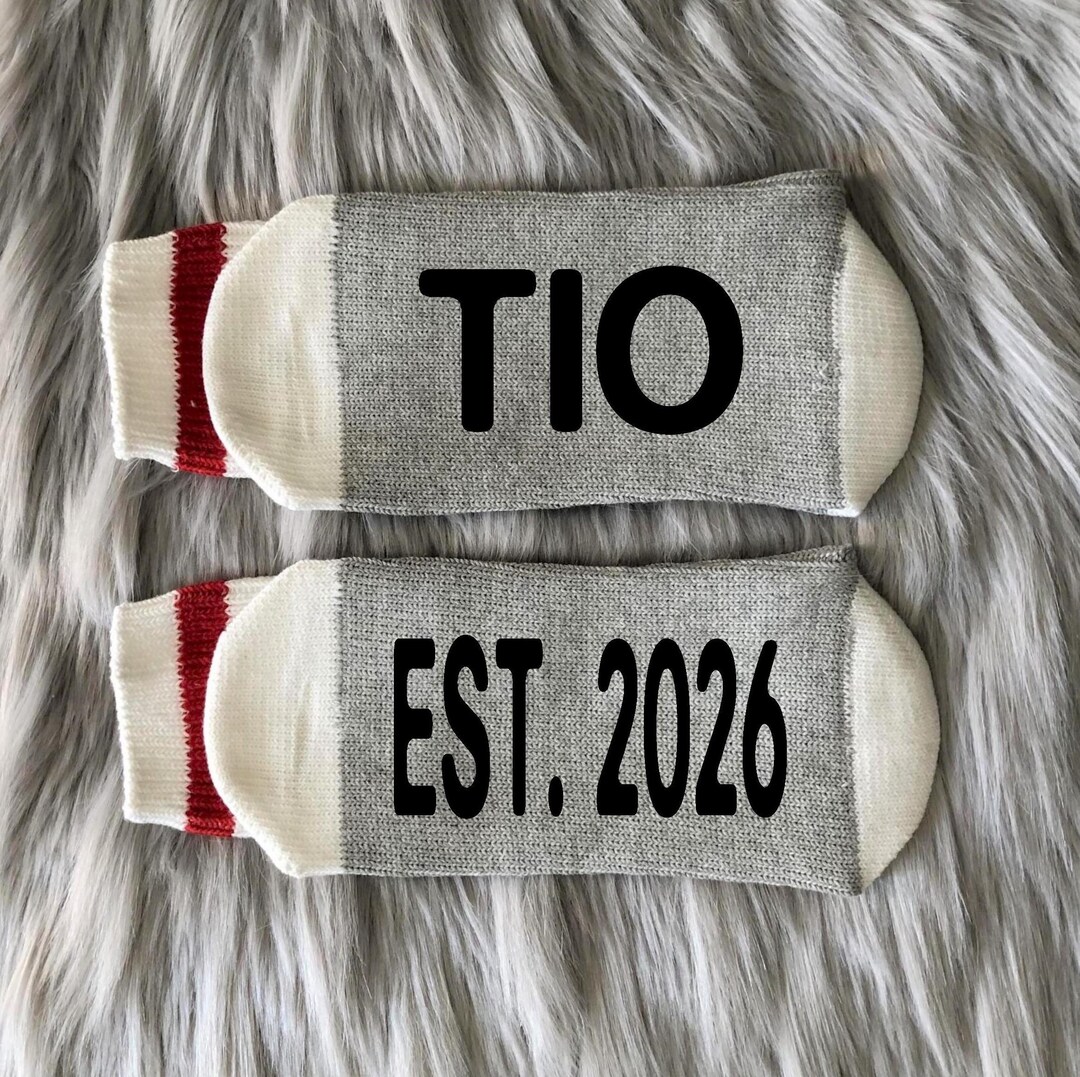 Tio Est. 2026 Socks- Best Tio Ever Gift -uncle Gifts-tio Squad-tio ...