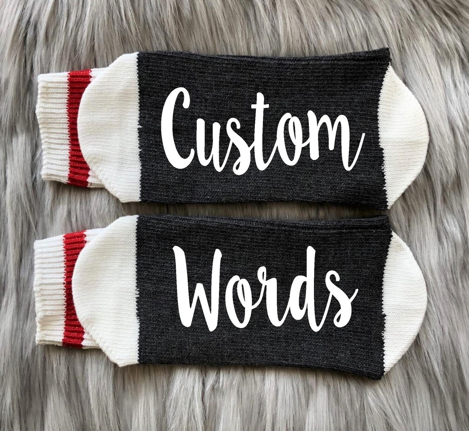 Custom Socks-custom Words Socks-word Socks-novelty Socks-socks | Etsy