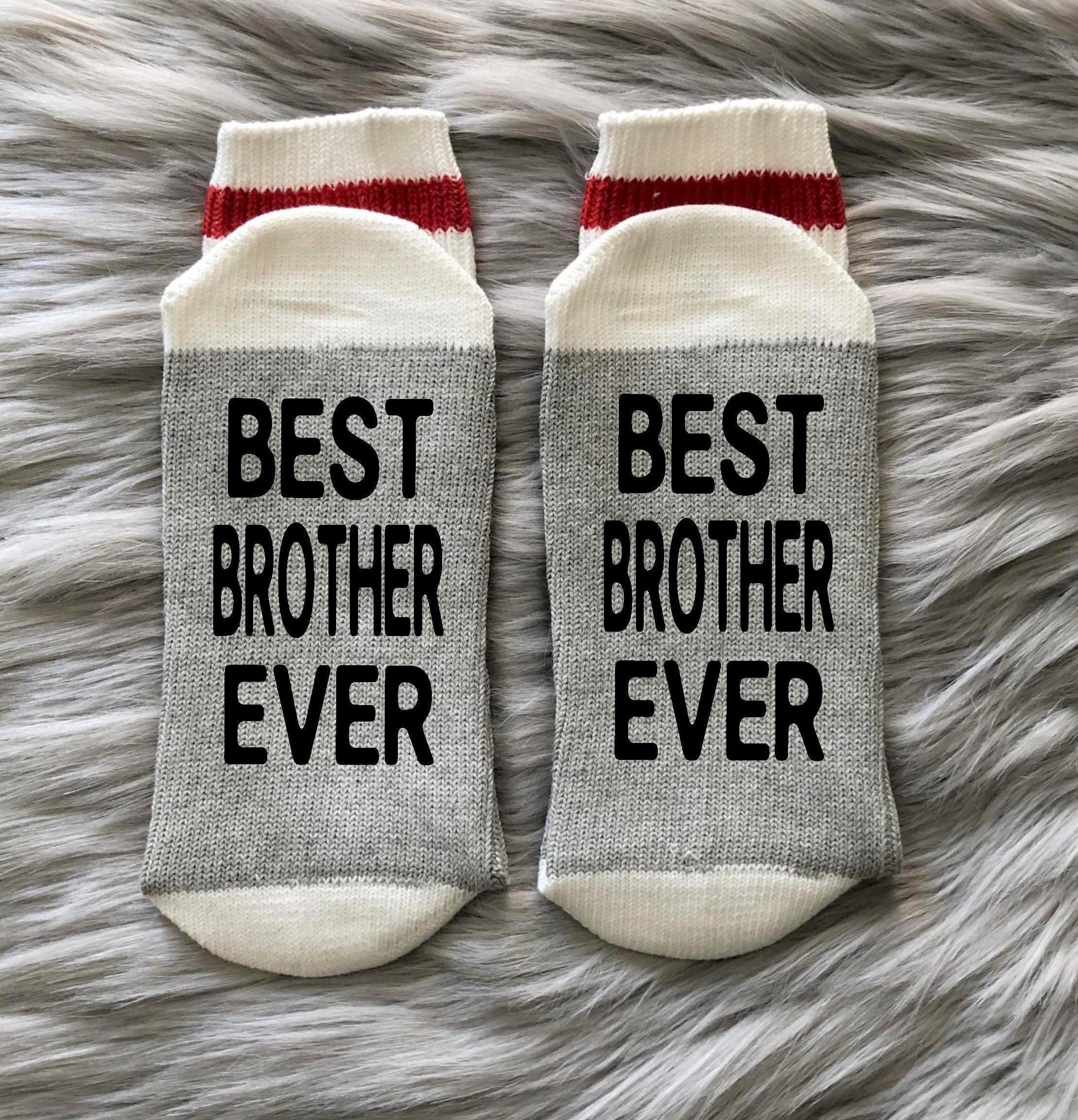 Best Brother Ever Socks-brother Gifts-gifts for Brother-big Bro-brother ...