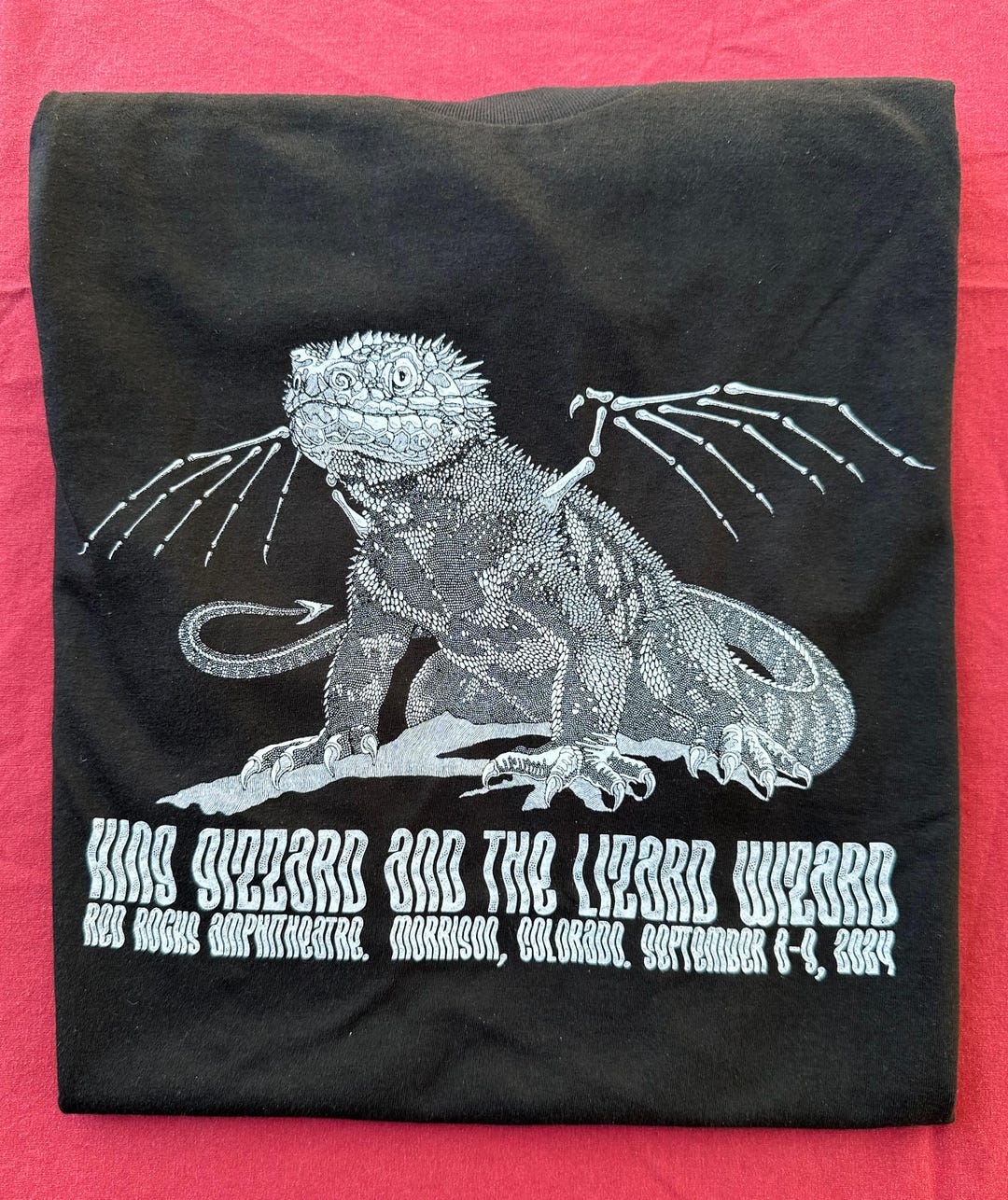King Gizzard and the Lizard Wizard Red Rocks 2024 Shirt - Etsy