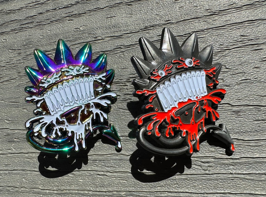 Demon Sweat V2 and V3 Pins - Etsy