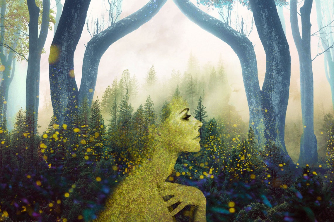 Print Nature's Spirit Wall Hanging Art Poster, Design Print, Decorative ...