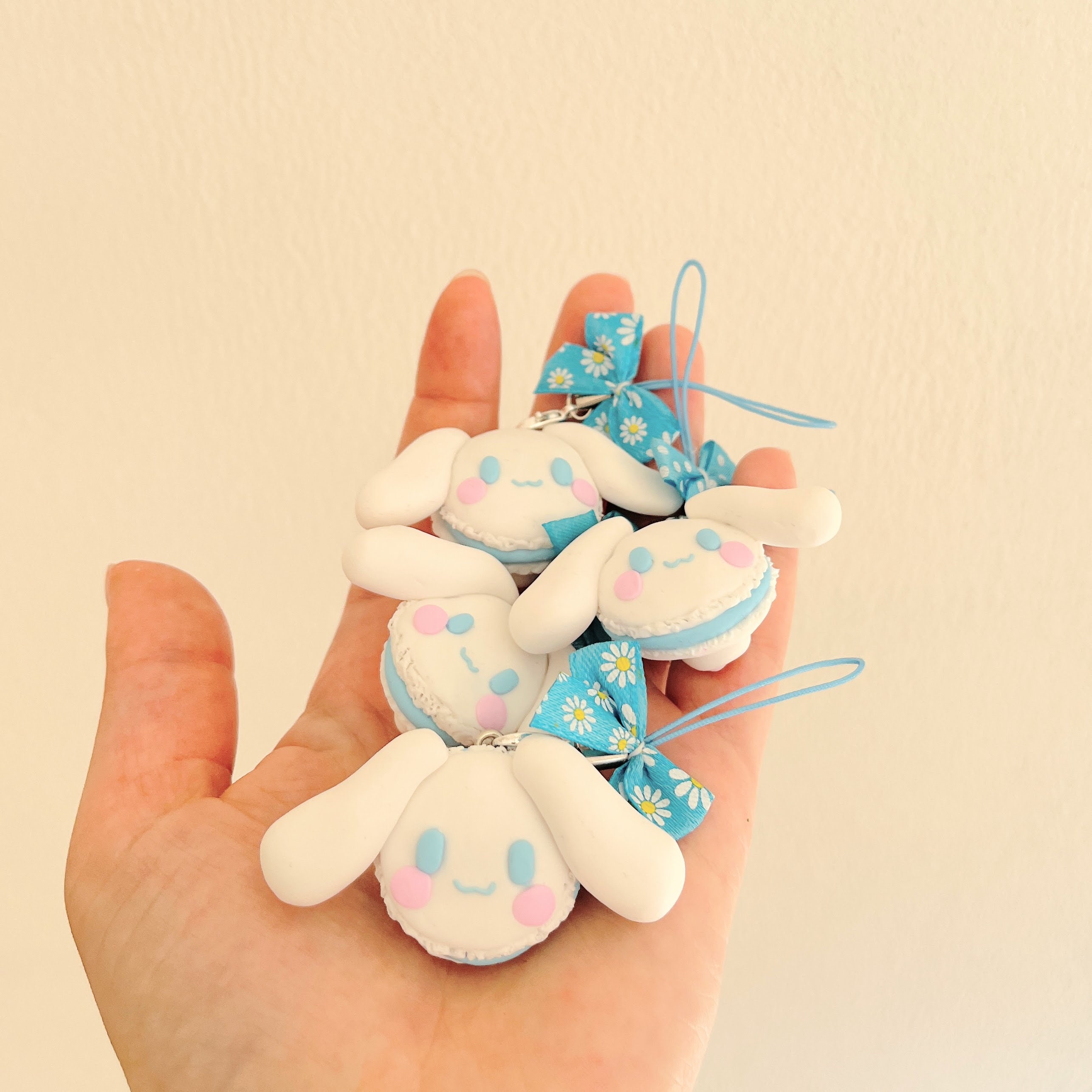 Cinnamoroll Charm / Keychain Polymer Clay Cute Kawaii - Etsy