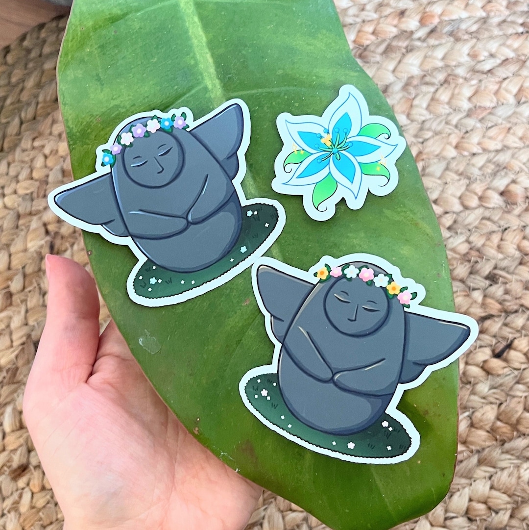 Zelda Stickers - Praying Goddess Sticker Flower - Breath of the Wild ...