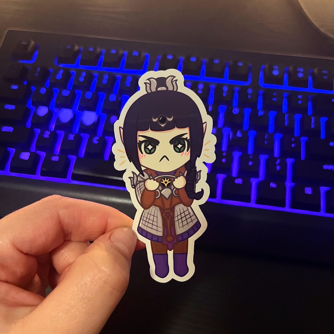 Shadowheart Sticker – Baldur's Gate 3 Chibi Fanart, Matte Vinyl - Etsy