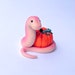 Cute Snake Figurine With Pumpkin Autumn / Fall Cottagecore Decor Soft ...