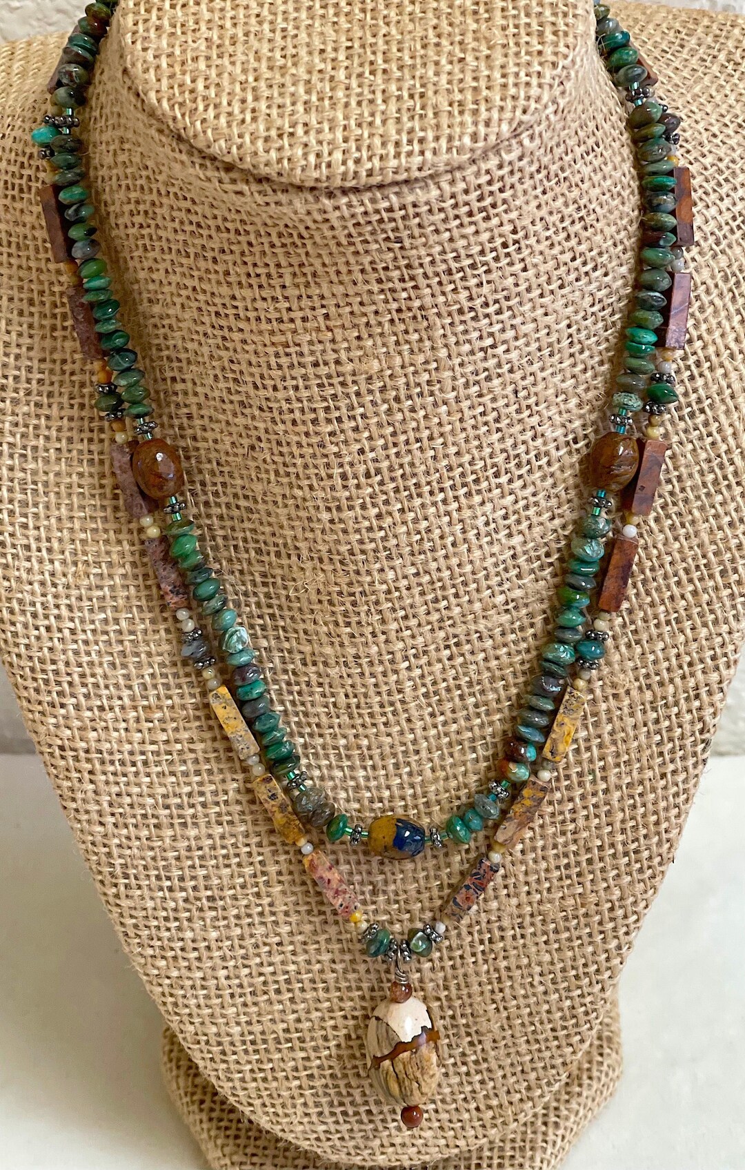 Green Opal, Crazy Lace Agate, Leopard Skin Jasper and Picture Jasper 2 ...