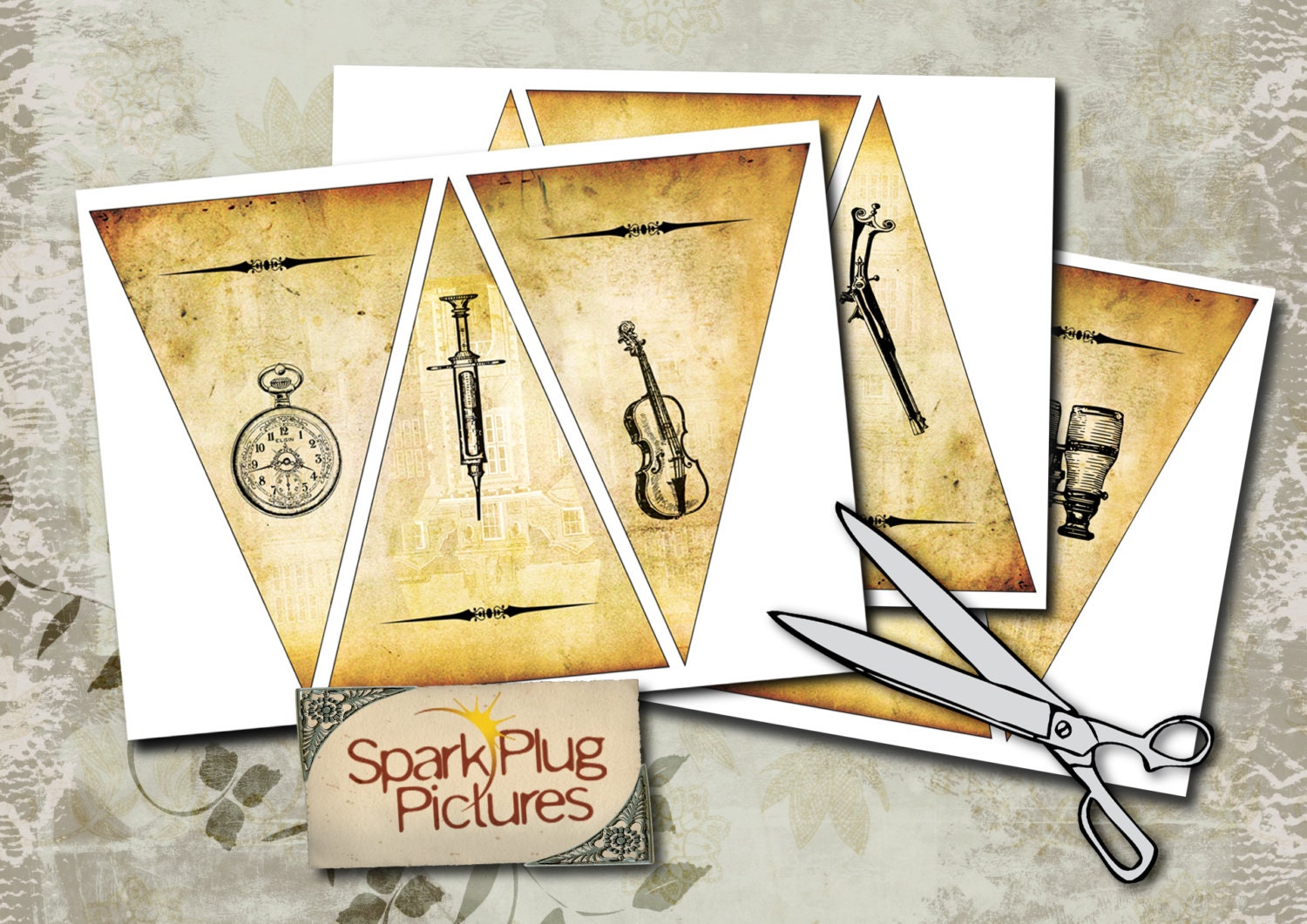 Vintage Detective Party Banner/bunting - Etsy