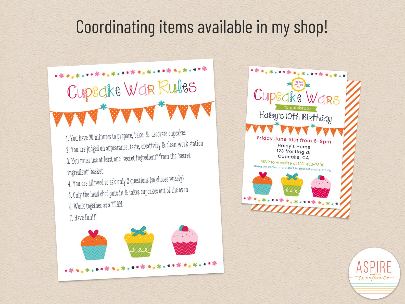 Cupcake Wars Party Scorecard, Judging Sheet, Cupcake Wars Birthday ...