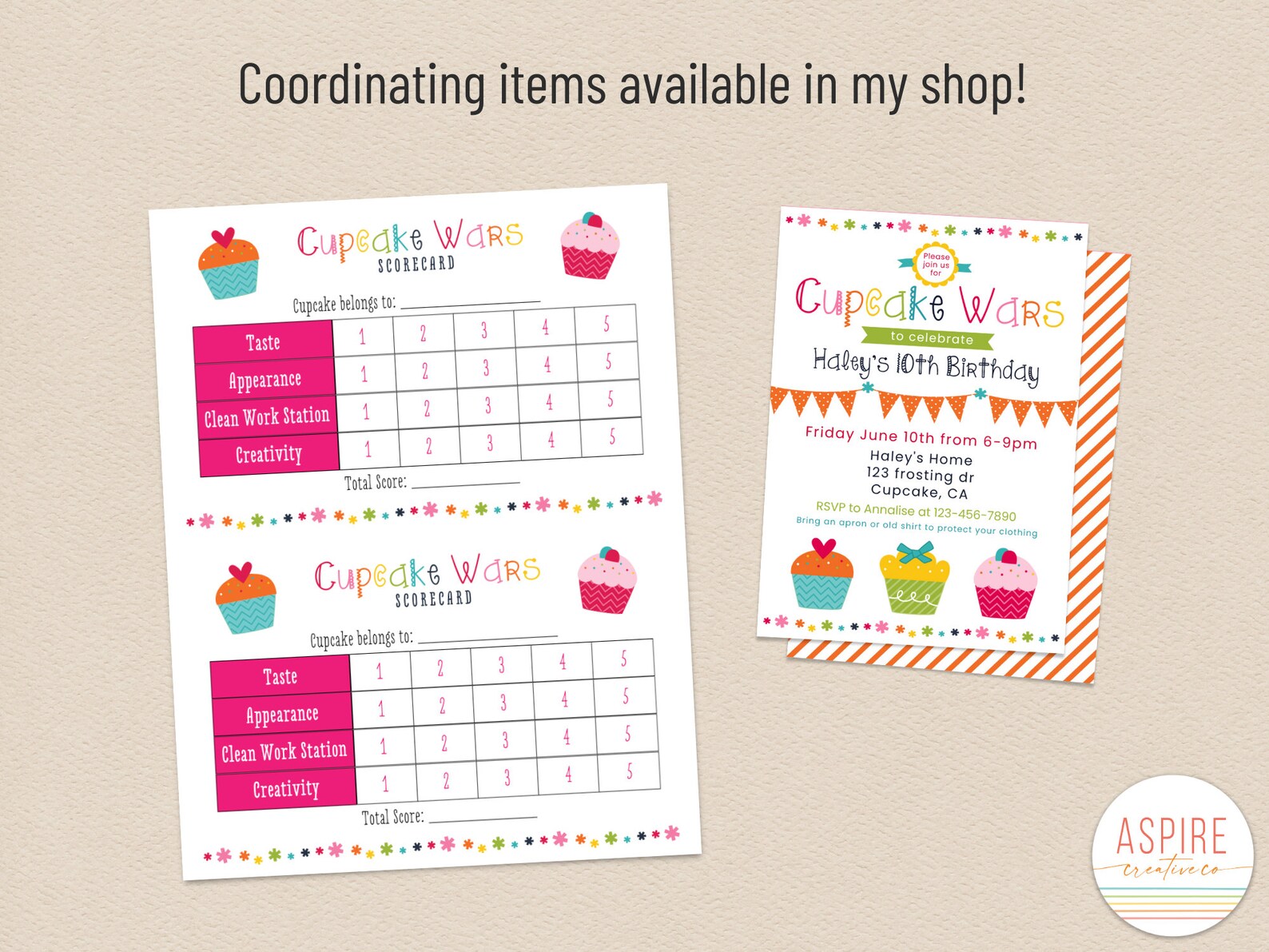 Cupcake Wars Party Rules, Cupcake Wars Birthday Party, Baking Party ...