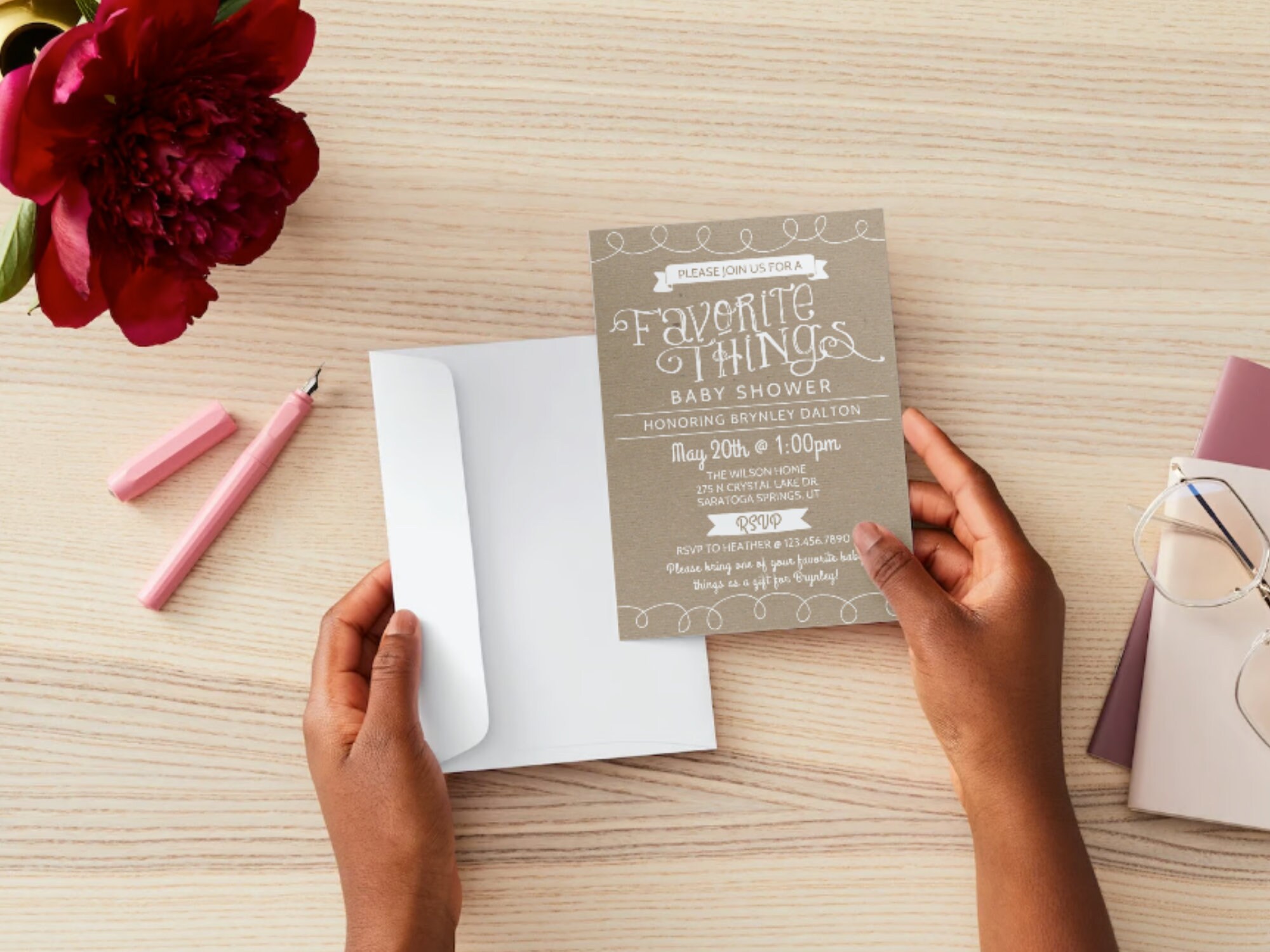 Favorite Things Baby Shower Invitation, My Favorite Things Party ...
