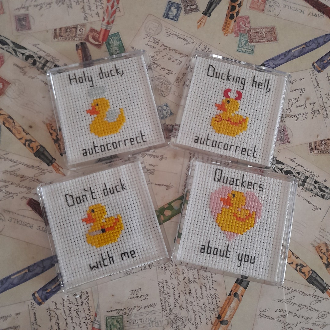 Chart Only - Duck Pun Cross Stitch Charts - Etsy