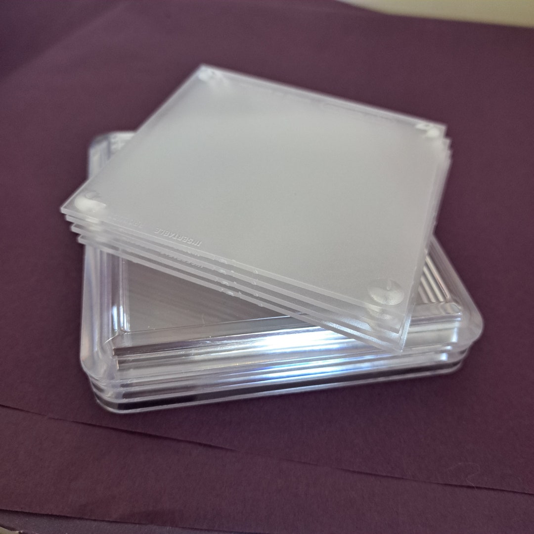 Set of Four Acrylic Coaster Blanks for Cross Stitch - Etsy