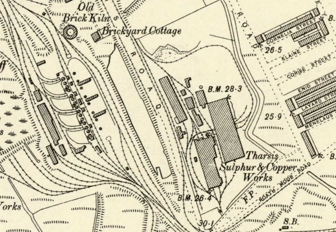 1898 Map Scan - Cardiff, Wales, UK - High-resolution Scan of Victorian ...