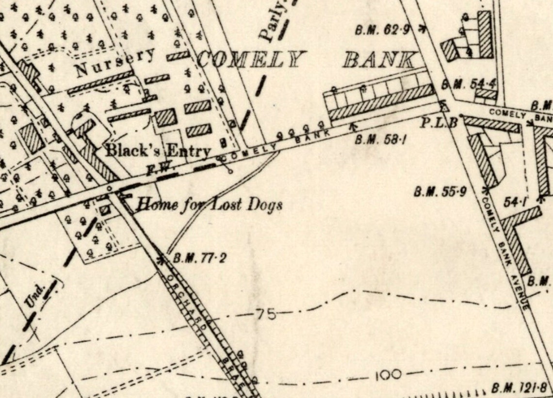 1897 Map Scan - Edinburgh, Scotland, UK - High-resolution Scan of ...