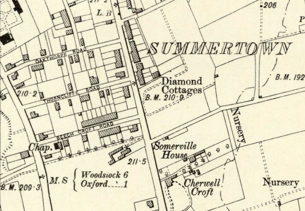 1898 Map Scan - Oxford, England, UK - High-resolution Scan of Victorian ...
