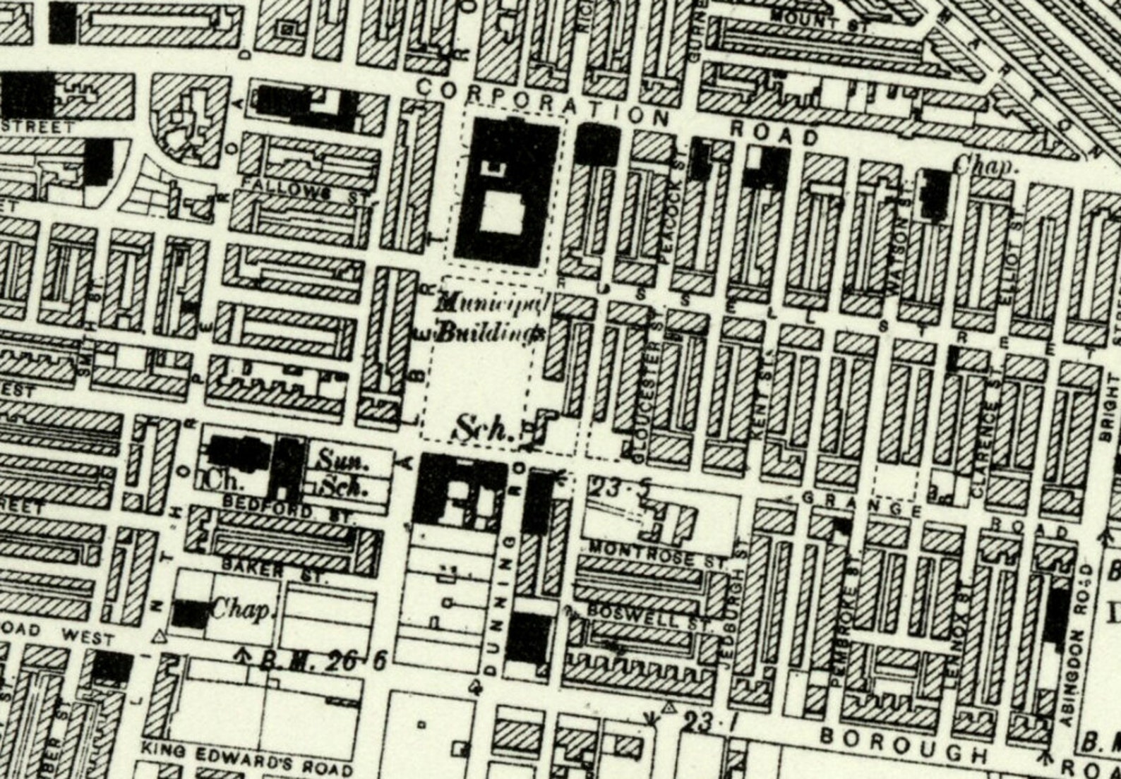 1892 Map Scan - Middlesbrough, Yorkshire, England, UK - High-resolution ...