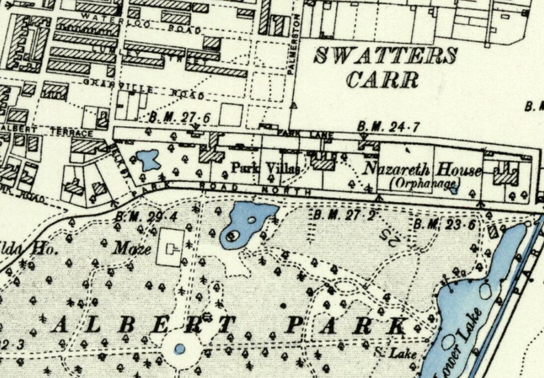 1892 Map Scan - Middlesbrough, Yorkshire, England, UK - High-resolution ...
