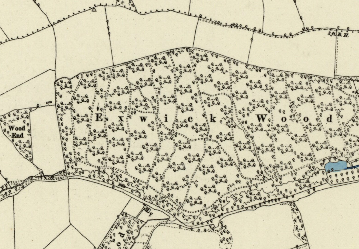 1876 Map Scan - Exeter, England, UK - High-resolution Victorian (19th ...