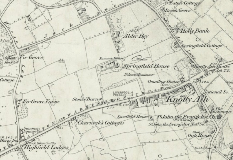 1845 Map Scan Liverpool, England, UK High-resolution Scan of Victorian ...