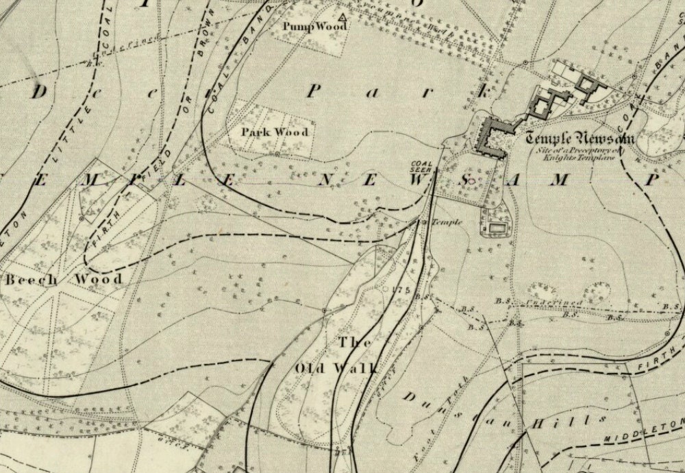 1846 Map Scan - Leeds, England, UK - High-resolution Scan of Victorian ...