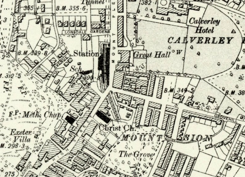 1898 Map Scan - Tunbridge Wells, Kent, England, UK - High-resolution ...