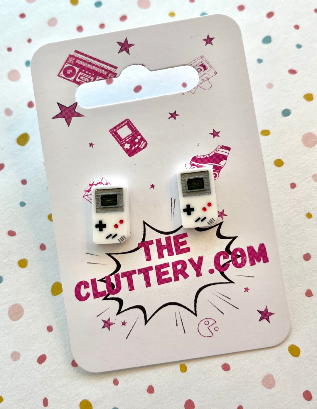Games Console Stud Earrings - Etsy