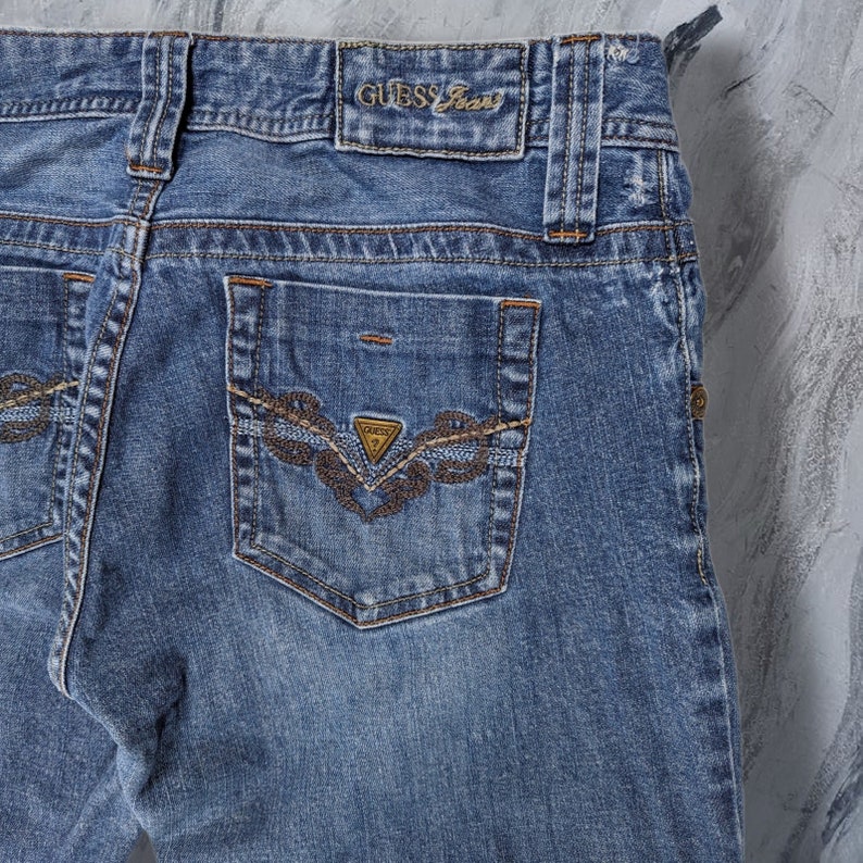 Vintage Guess Low Rise Blue Jeans Sz 31 - Etsy
