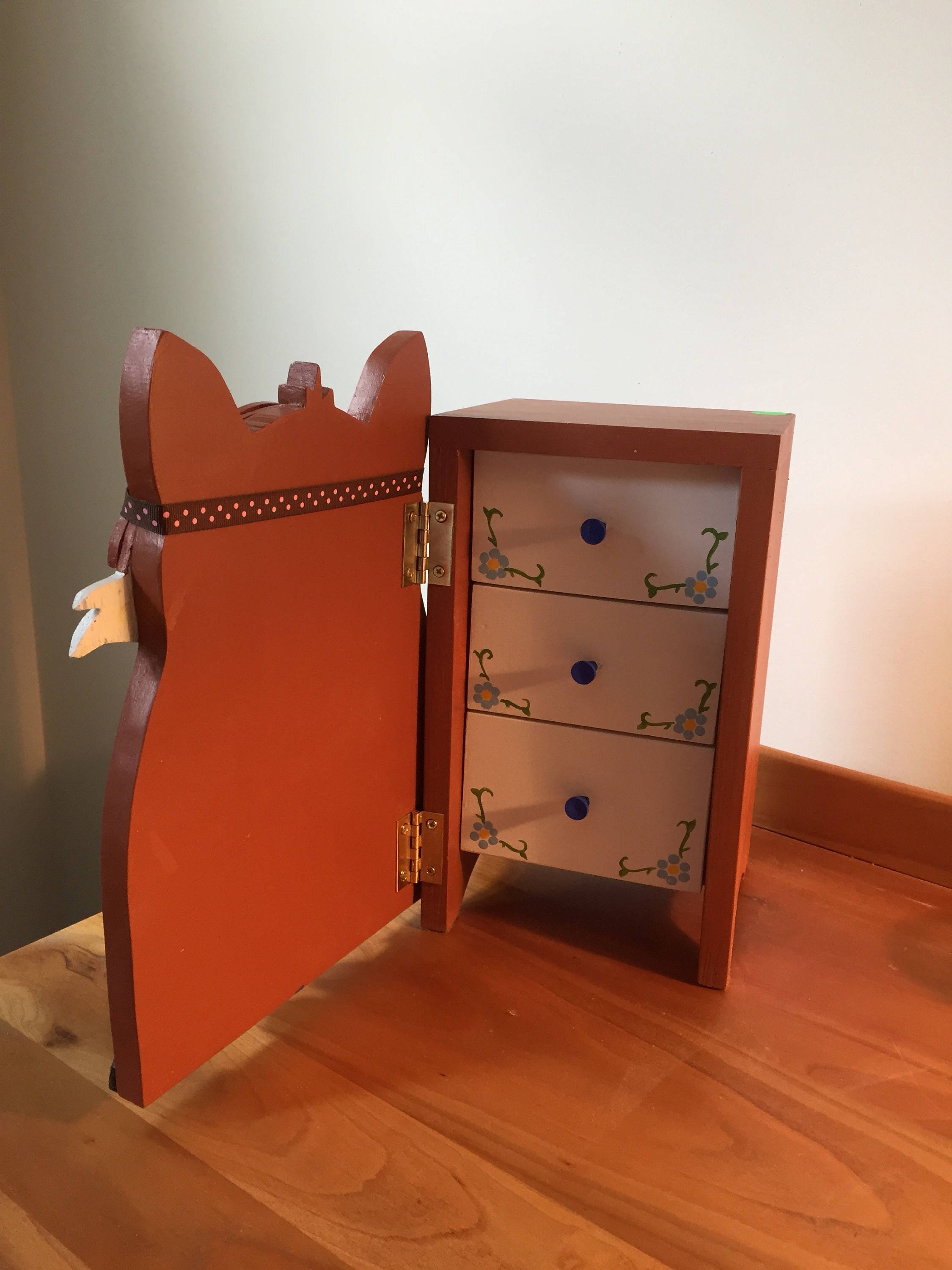 Fox Jewelry Box,baby Shower Gifts, Girls Jewelry Box - Etsy