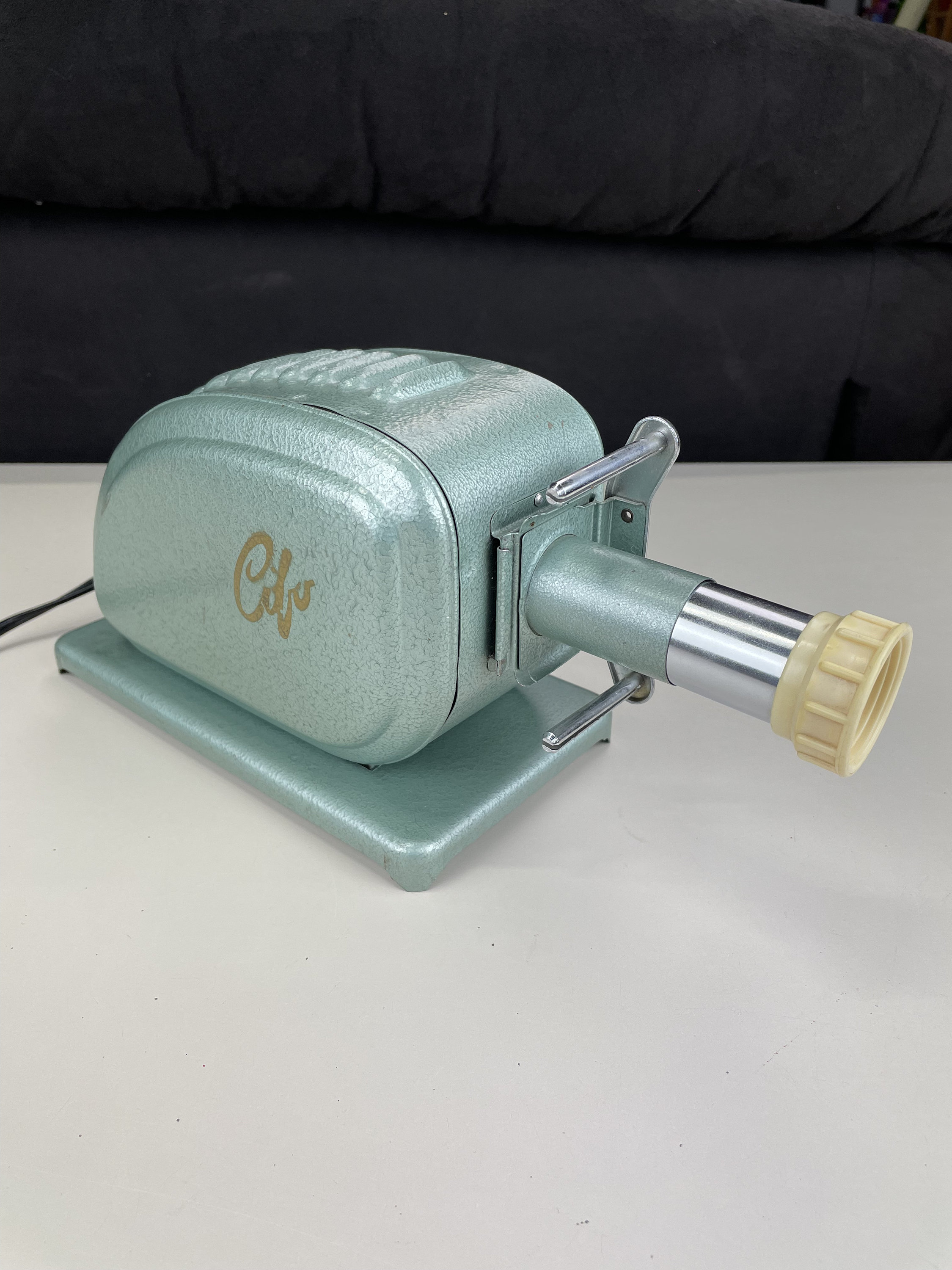 Vintage 1950 Cifo Projector Industrial Look Dutch 50s Hammer Paint ...
