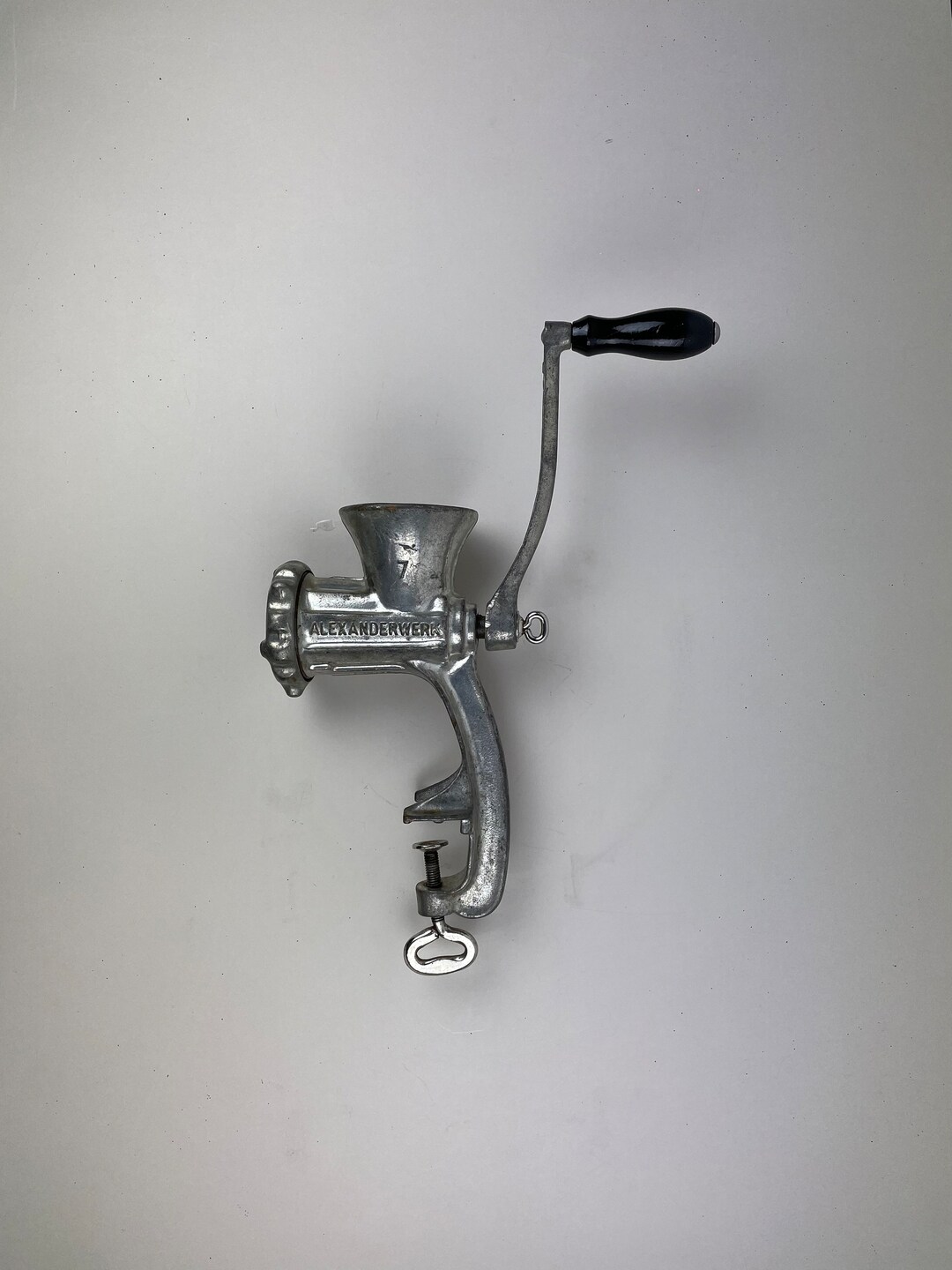 Vintage Alexanderwerk 7 Cast Iron Meat Grinder 1950s Hand Operated ...