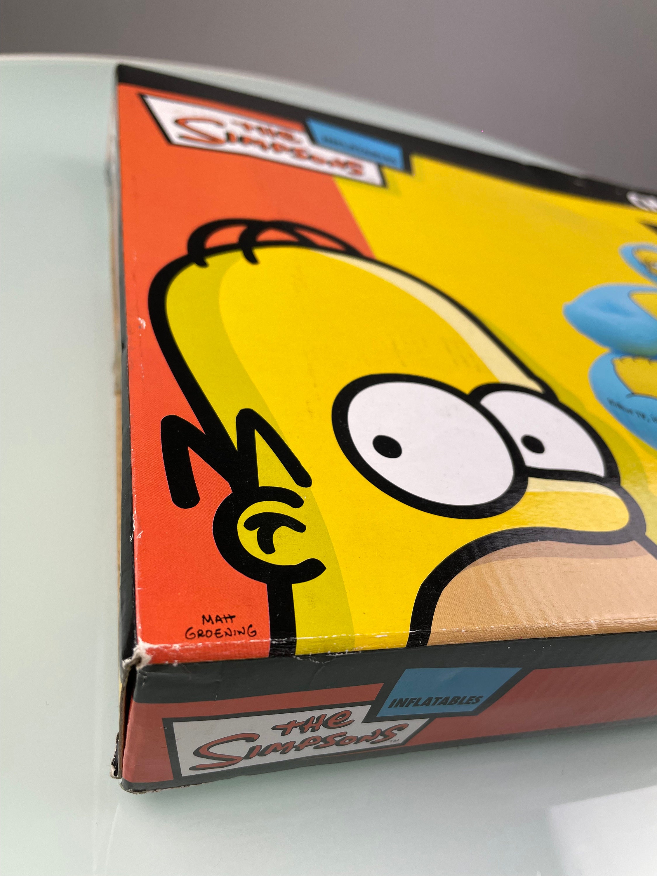NOS the Simpsons Inflatable Chair Vintage New Old Stock Homer Simpson ...