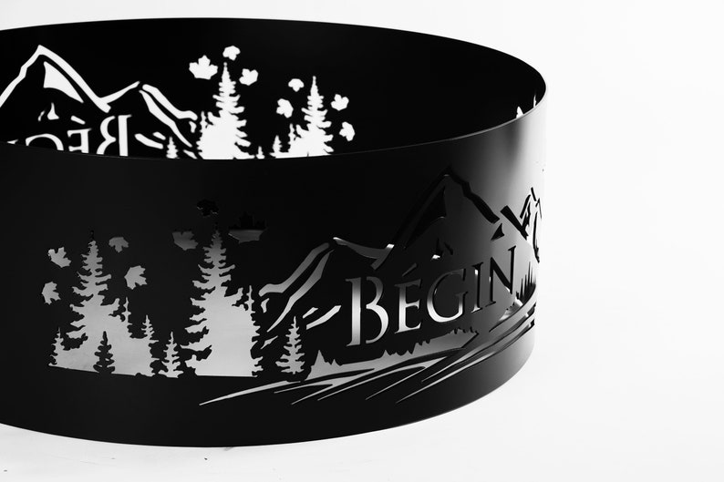 Personalized Fire Pit Rings Fire Pit Custom Fire Pits - Etsy