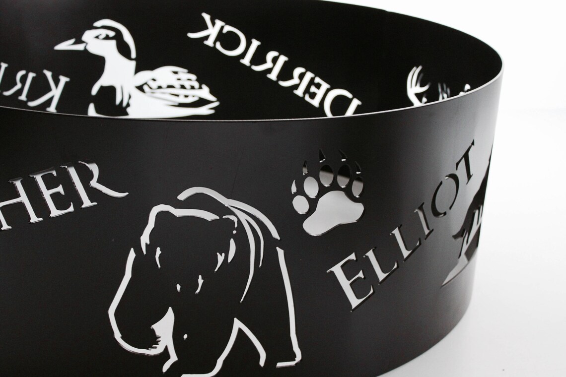 Personalized Fire Pit Rings Fire Pit Custom Fire Pits - Etsy Canada