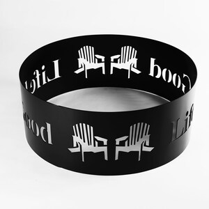 Life is Good Fire Pit - Etsy