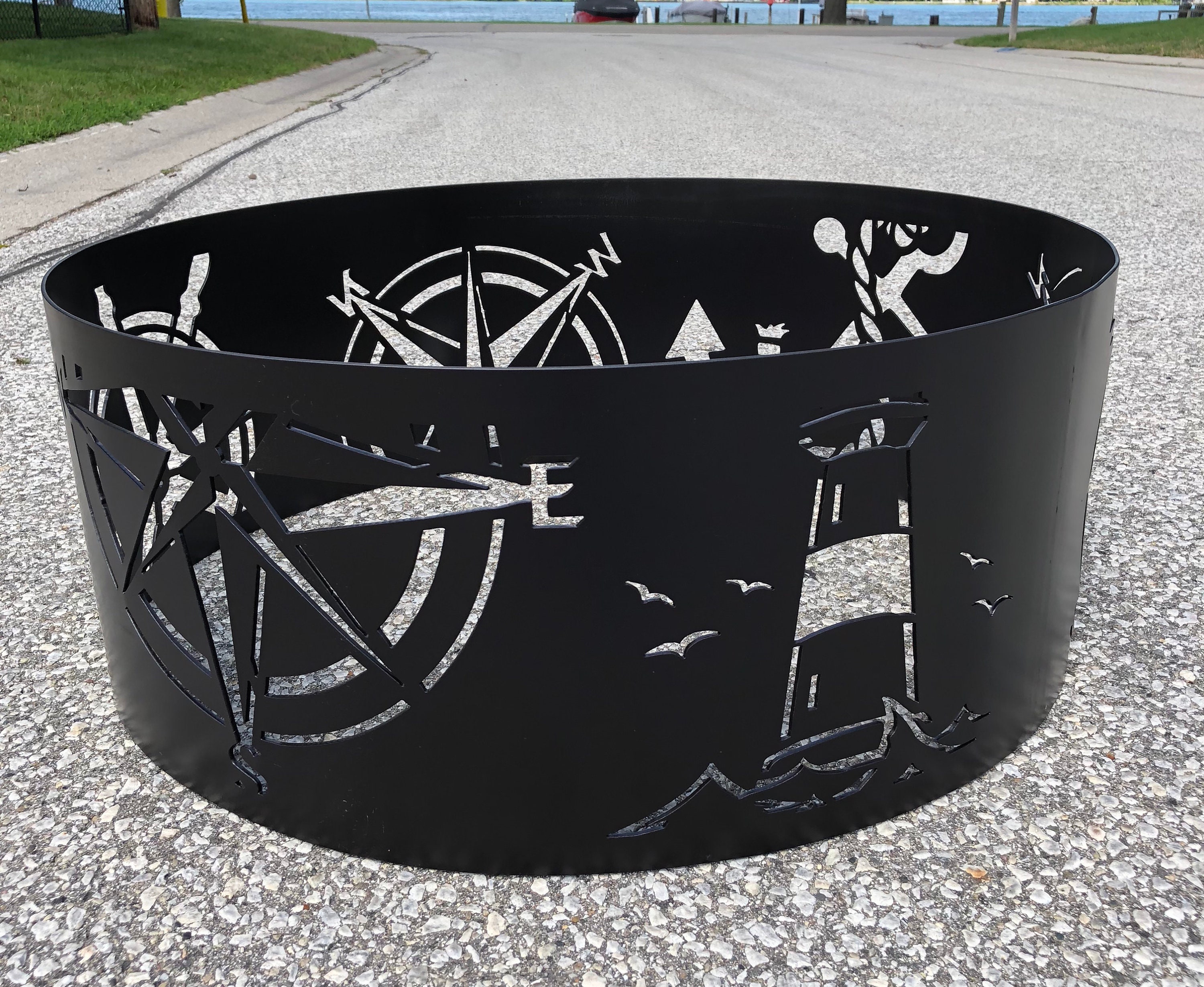 Nautical Fire Pit - Etsy Canada