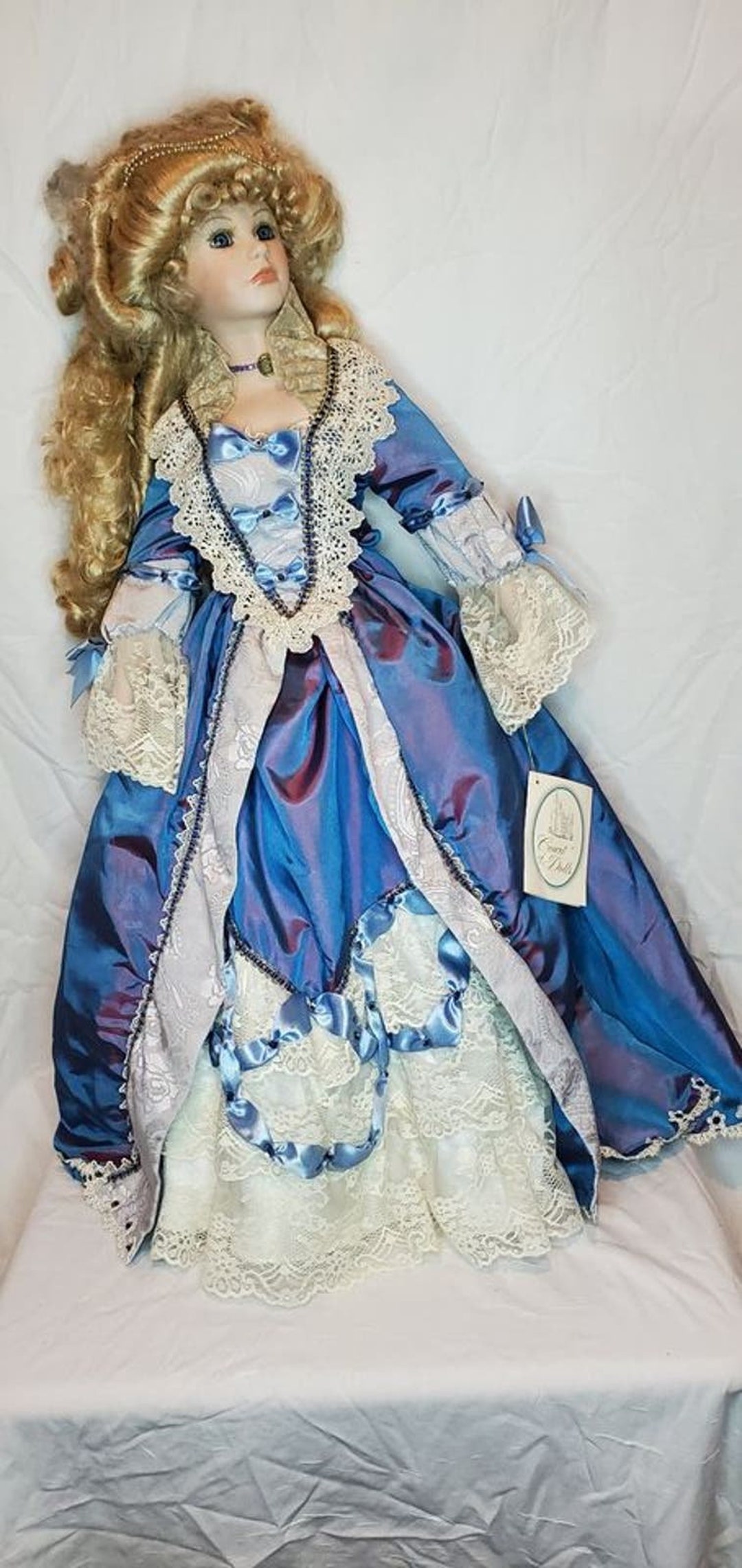 Vintage 24 Inches Tall Victoria Porcelain Antique Doll by Court of ...