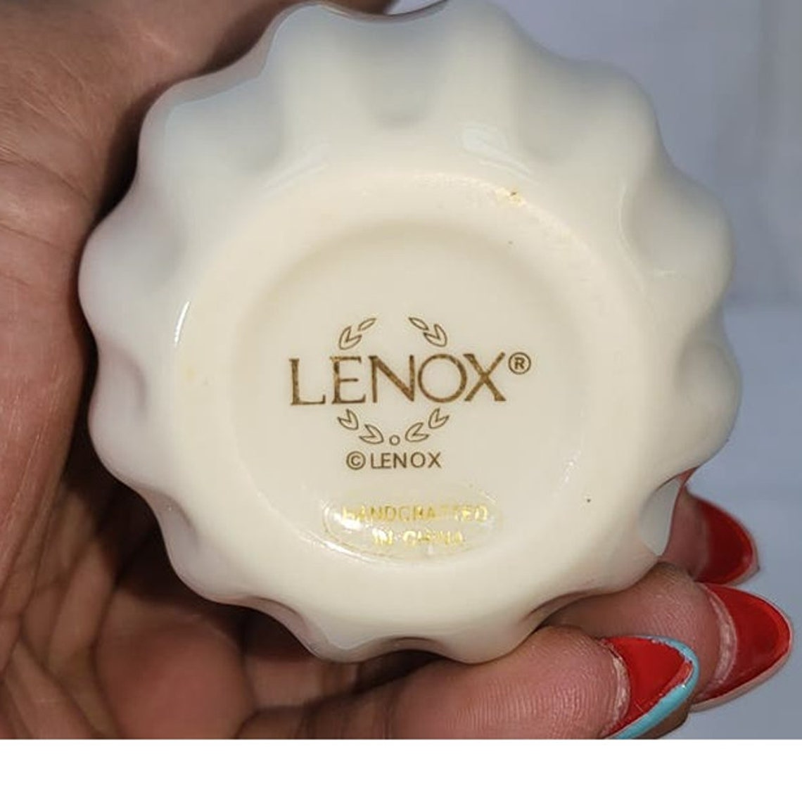 Vintage LENOX Small Bud Flower Vase 5" Tall Gold Trim Colum Shape - Etsy