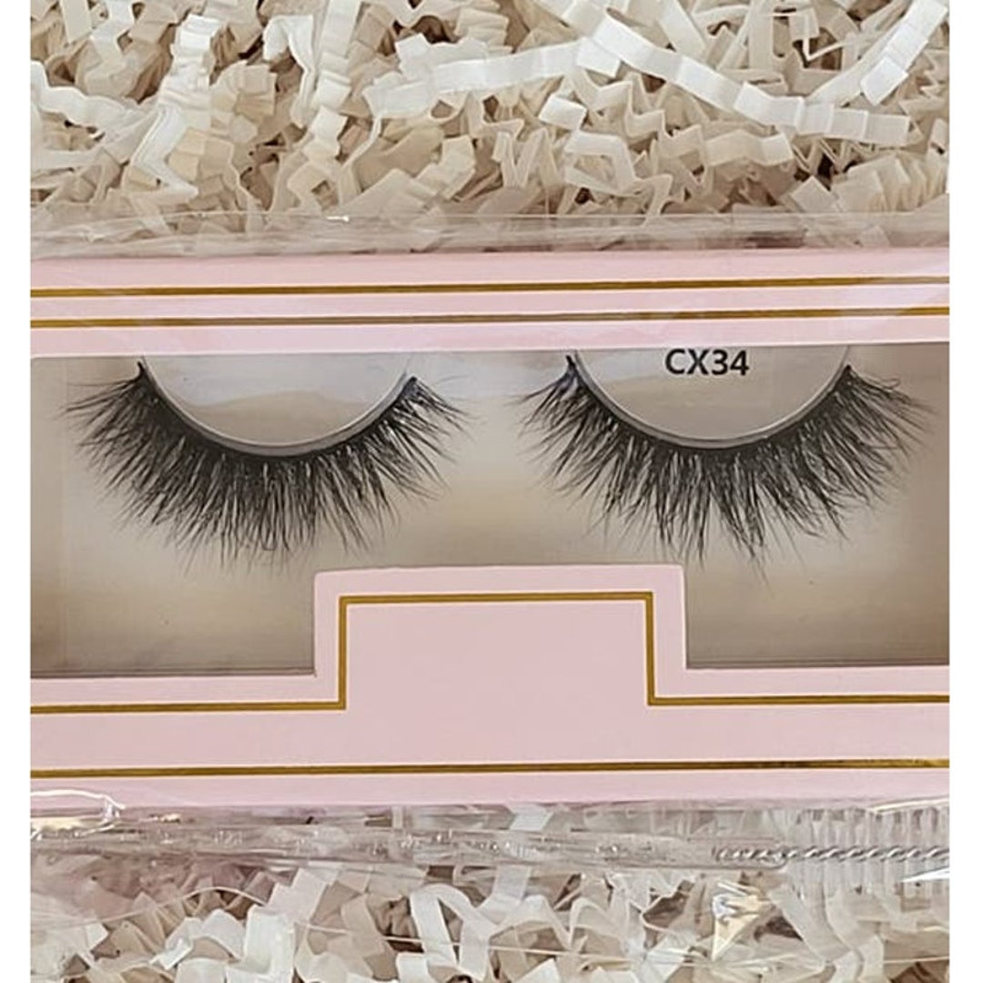 Boss Lady-new Fluffy 100% 3D Real Mink 12-15mm Mix Length Eyelash ...