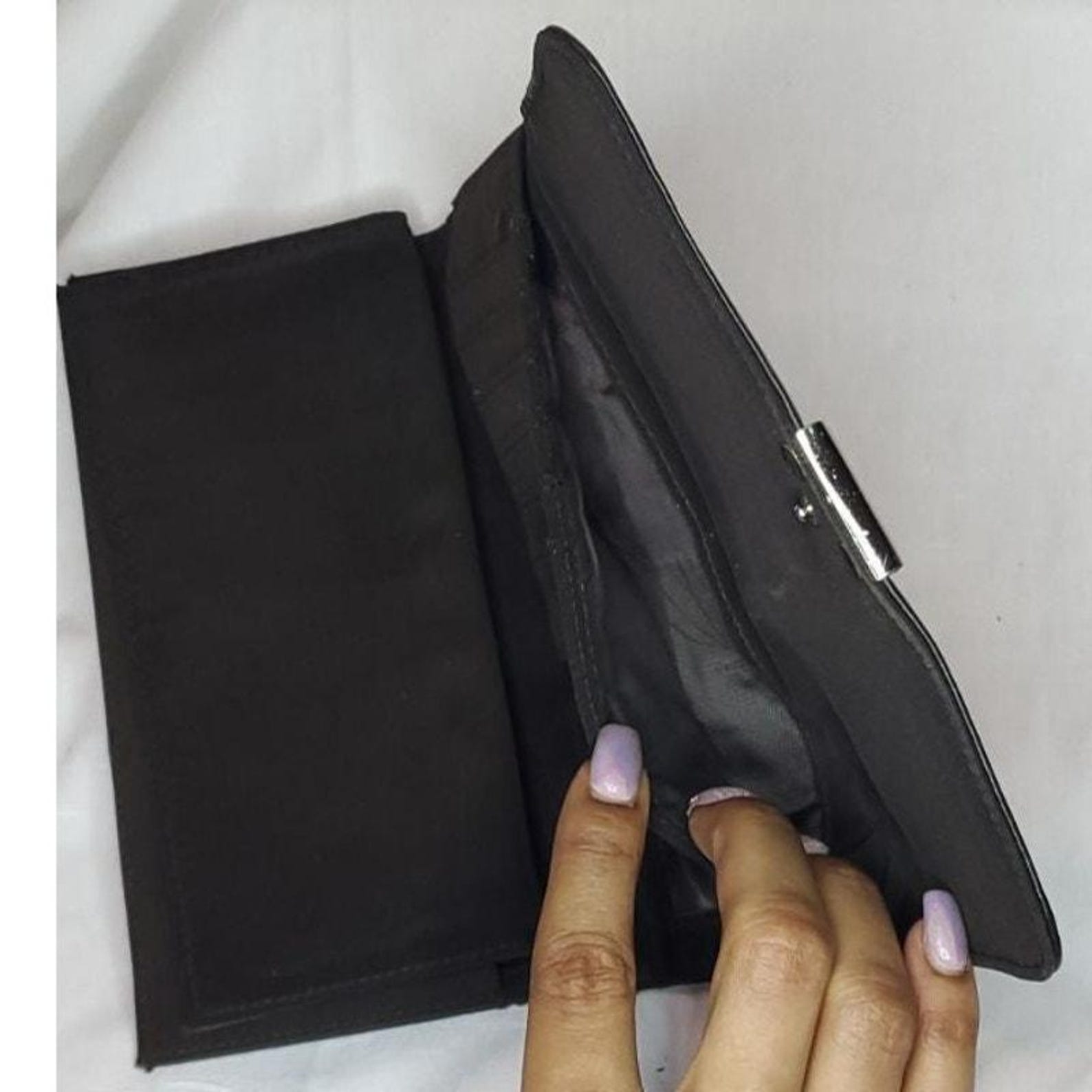 Nine West Brown Leather Tri-fold Wallet With Coin Purse and Checkbook ...