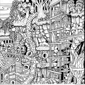 Tower Mine - GIANT 27"x 40" Wildergorn Colour-in Poster by Jamie ...