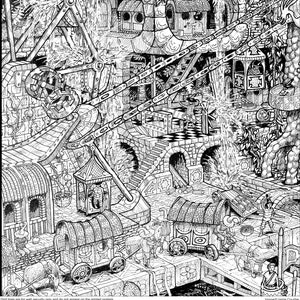Watergorn - GIANT 27"x 40" Wildergorn Colour-in Poster by Jamie ...