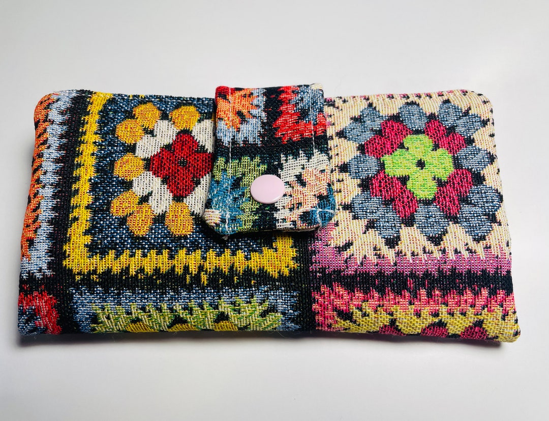 Granny Square Women’s Fabric Wallet - Etsy