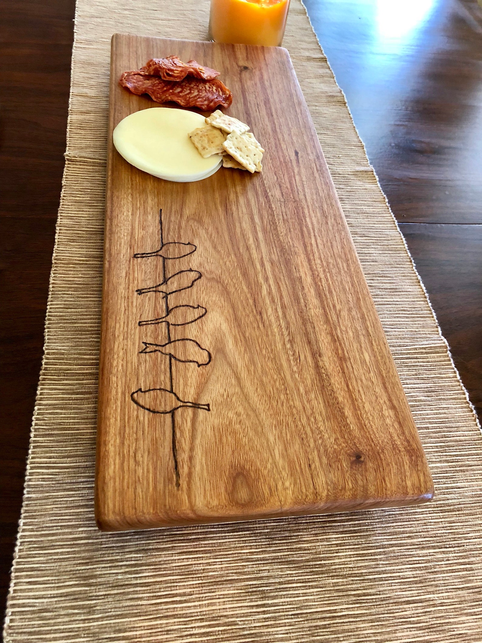 Oak Cheese Board - Etsy