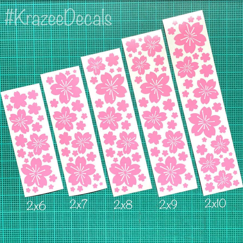 Cherry Blossoms Sakura Vinyl Decal Sheet - Etsy