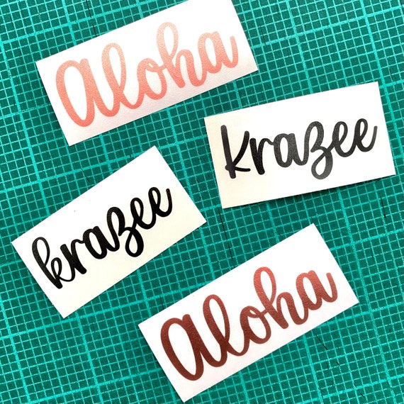 Your Name or Word in This Cursive Font Made Into a Vinyl Decal - Etsy